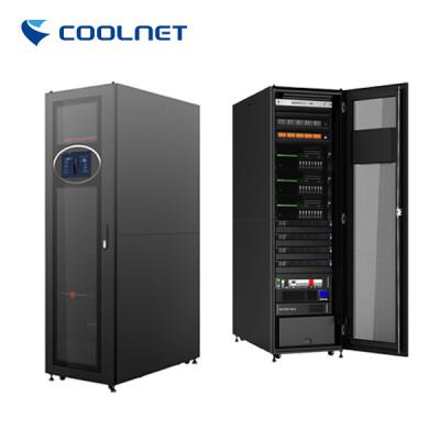 China Plug And Play Rack Data Center with DC Inverter Cooling and 42U Cabinet for Network Devices for sale