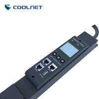 China Aluminum Shell Rack Mounted Smart Power Distribution Unit with Remote Monitoring and 8/12/16 Way Configuration for sale
