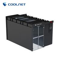 China Modular Data Center with Cold Aisle Containment Featuring 2.0mm Cold Rolled Steel, 1100kg Static Payload, and IP20 Protection for sale