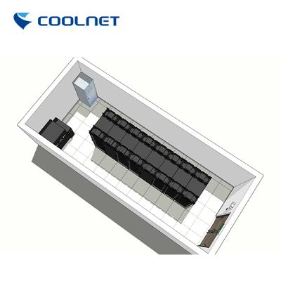 China Low PUE Container Data Center with 1100kg Static Payload for Quick Deployment in ISO Shipping Container for sale