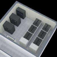 China Modular Data Center with 1100kg Static Payload Precision Cooling and Custom Logo Label 42U Server Rack for sale