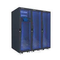 China Coolnet MetaRack ER03 Three-Cabinet Micro Data Center with 10kVA UPS, 12.5kW In-Row Cooling, 113U IT Space and 10-Inch Monitoring for Edge Computing for sale