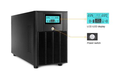 China 1kVA-3kVA Double Conversion UPS with 0ms Transfer Time and LCD Display for Uninterruptible Power Supply for sale