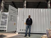 China Prefabricated Integrated Container Data Center with 1100kg Static Payload in 20ft or 40ft Cold Rolled Steel Construction for sale