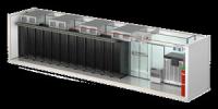China Prefabricated Container Data Center with In Row Precision Air Conditioner, 1100kg Static Payload, and Cold Rolled Steel Construction for sale