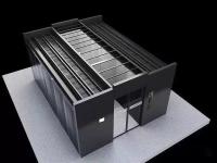 China Coolnet IMDC Configurable Hot and Cold Aisle Containment with Sliding End Doors, Tempered Glass Panels and Modular Server Room Infrastructure for sale