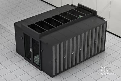 China Coolnet IMDC Dual-Row Cold Aisle Containment with 42U Server Racks, Modular Roof Panels and Integrated Power Cooling Monitoring for Data Center Expansion for sale