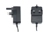China 24W Black Interchangeable Plug Power Adapter 5V Output Voltage AU EU US UK Version. for sale