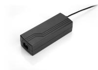 China Compact ABS Sleek Cpu Power Supply with 65W Output Universal Plug Type 1.5m Cable Length for sale