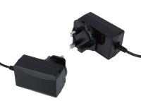 China Certified Efficiency 24W Switching Power Adapter 12V DC Output Overload Protection for sale