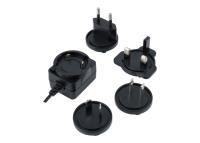 China Interchangeable Black or White AC DC Converter 0.2 lb in Plastic Case for sale
