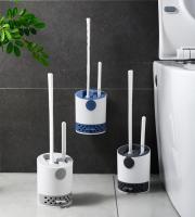 China 250g Magic TPR Long Toilet Bowl Cleaning Brush and Holder Set Small for sale