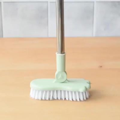 China PP Long Handled Toilet Brush with Stiff Bristles for Floor and Tile Cleaning 1000 PCS MOQ for sale