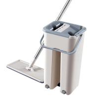 China Household Cleaning Microfiber Floor Mop 360 Degree Rotation with Bucket 125cm Stainless Steel Handle for sale
