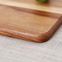 China Pizza Serving 15 X 10 Inch Bamboo Cutting Board Scratches Resistant for sale