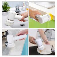 China Electric Cleaning Brush 3-in-1 Magic Battery Powered Scrubber For Kitchen for sale