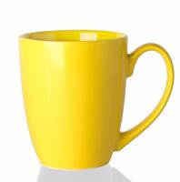 China Handmade Ceramic Coated Coffee Travel Mug 360ml for Office Home Use for sale