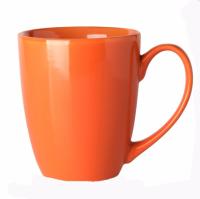 China Handmade Ceramic Coated Coffee Travel Mug 360ml for Office Home Use for sale