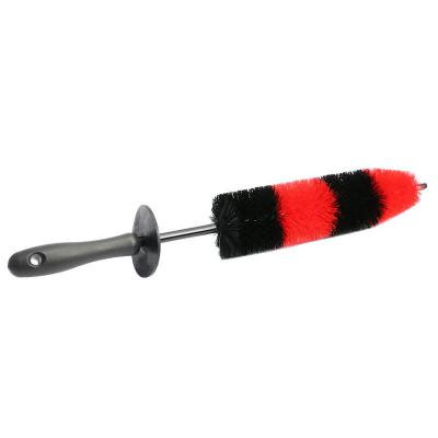 China Long Handle Polyethylene Car Wheel Cleaning Brush 45cm X 6.5cm for sale