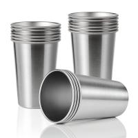 China 300ml 500ml Stainless Steel Pint Mug BPA Free Custom Logo Beer Tumbler Cup for sale