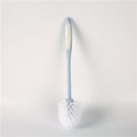 China Bathroom Toilet Brush Long Handle 38.5x8 cm Plastic Cleaner with Strong Bristles for sale
