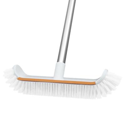 China Long Handle Bristle Wiper Bathroom Tiles Cleaner Brush PP for sale
