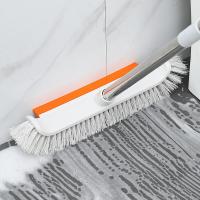 China Long Handle Bristle Wiper Bathroom Tiles Cleaner Brush PP for sale