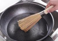 China Scrubbing 11.8 Inch Bamboo Dish Scrub Brush Home Restaurant Kitchen Tool for sale