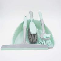 China TPR 3 In 1 Kitchen Cleaning Brush Set Dustpan for sale