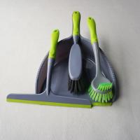 China TPR 3 In 1 Kitchen Cleaning Brush Set Dustpan for sale