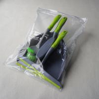 China TPR 3 In 1 Kitchen Cleaning Brush Set Dustpan for sale