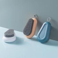 China Abs Soft Laundry Brush , Soft Cloth Washing Brush For Household for sale