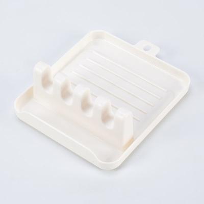 China Multiple Bpa Free Silicone Spoon Rest , Kitchen Heat Resistant Utensil Rest for sale