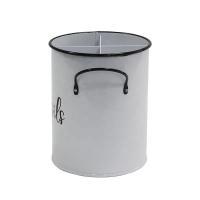 China Stainless Steel Cutlery Holder Rotating Kitchen Utensil Organizer 15.8cm Dia for sale