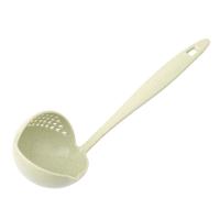 China 2 In 1 Long Handle Soup Spoon Sustainable Plastic for sale