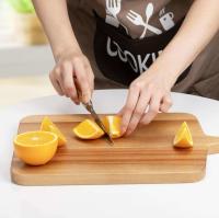 China Acacia Wood Chopping Board 16.5x10x0.8 Inch for Meat Cheese Vegetable Cutting Board for sale