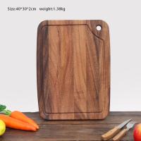 China Kitchen Wooden Chopping OEM Walnut Cutting Board Blocks Black for sale