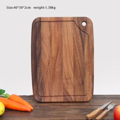 China Kitchen Wooden Chopping OEM Walnut Cutting Board Blocks Black for sale