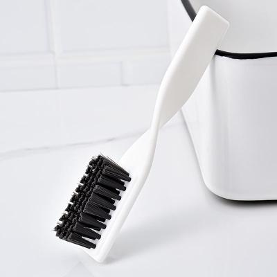 China Soft Bristle Shoe Cleaning Brush 18.7cm Long Handle Non-Scratch Shoe Brush for Household Laundry for sale