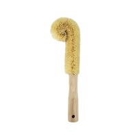 China Wooden Coconut Cleaning Brush 20x4x4cm for Cups Decanters Bottles Kitchen Dish Scrubber for sale