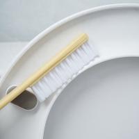China Silicone Toilet Bowl Cleaning Brush Set 36.7cm Leakproof Wall Mounted Holder for sale