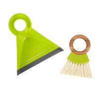 China Full Circle Tiny Team Brush And Dustpan Set Home Cleaning Mini for sale
