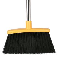 China 54 Inch Long Handle Floor Cleaning Brush Stainless Steel Pole PET Bristles Household Broom for sale