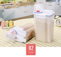 China Airtight Rice Container 3kg BPA Free Plastic Food Storage Dispenser with PP Material for sale