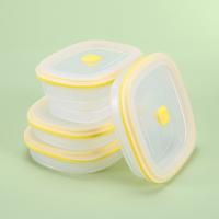 China Reusable Silicone Storage Containers Folding Bowl Bpa Free Kitchen Collapsible for sale
