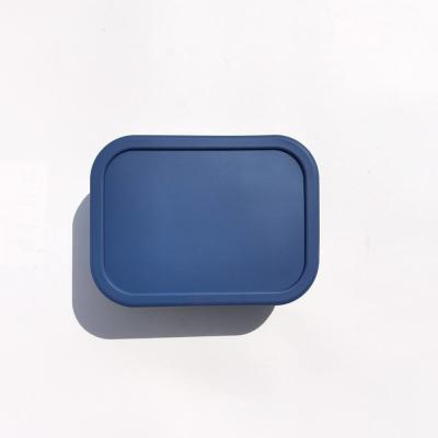 China Leakproof Silicone Bento Box 3 Compartment Food Grade Microwave Freezer Dishwasher Safe for sale
