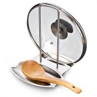 China Kitchen Organizer Stainless Steel Pot Lid Rack Sustainable for sale