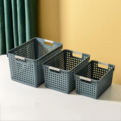 China Multi Color Living Room Snack Storage Basket PP for sale