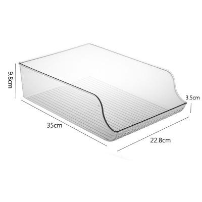 China Transparent Pet Refrigerator Drink Holder Stackable for sale