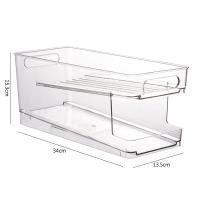 China Transparent Pet Refrigerator Drink Holder Stackable for sale